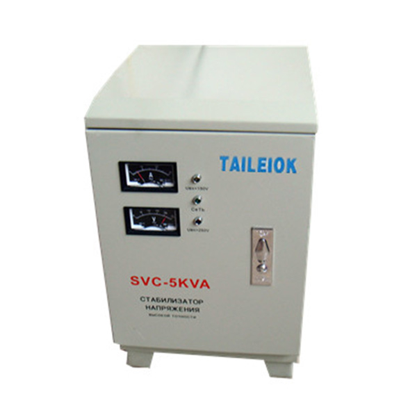 SVC-5KVA to 30KVA Virtical Type Single Phase Servo Type Voltage Stabilizer Analog Meter - TAILEIOK